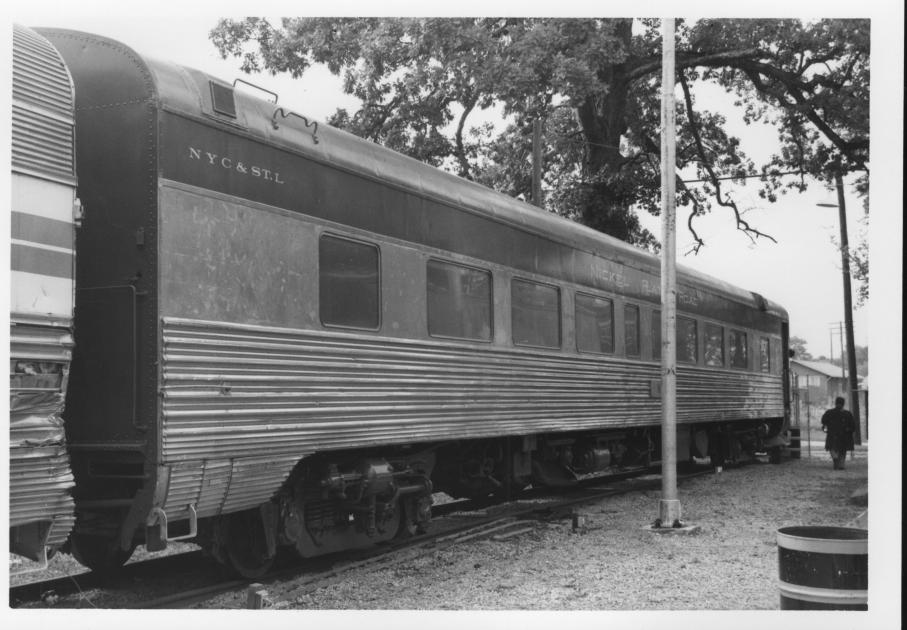 NKP Coach 105 Bellevue OH 10-13-1978 | The Nickel Plate Archive