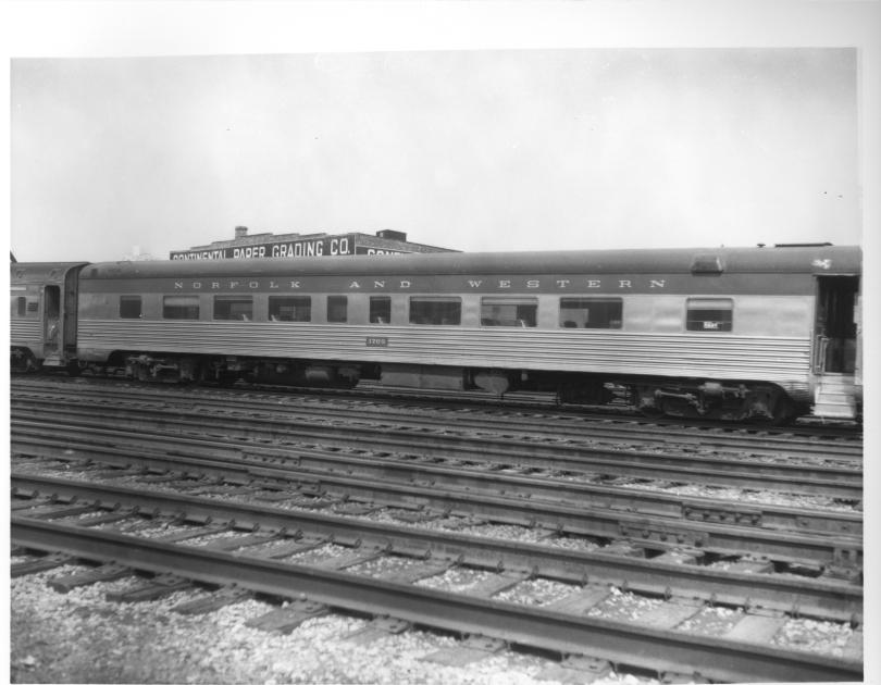 NKP Coach 109 as N&W 1709 Chicago IL 5-20-1972 | The Nickel Plate Archive