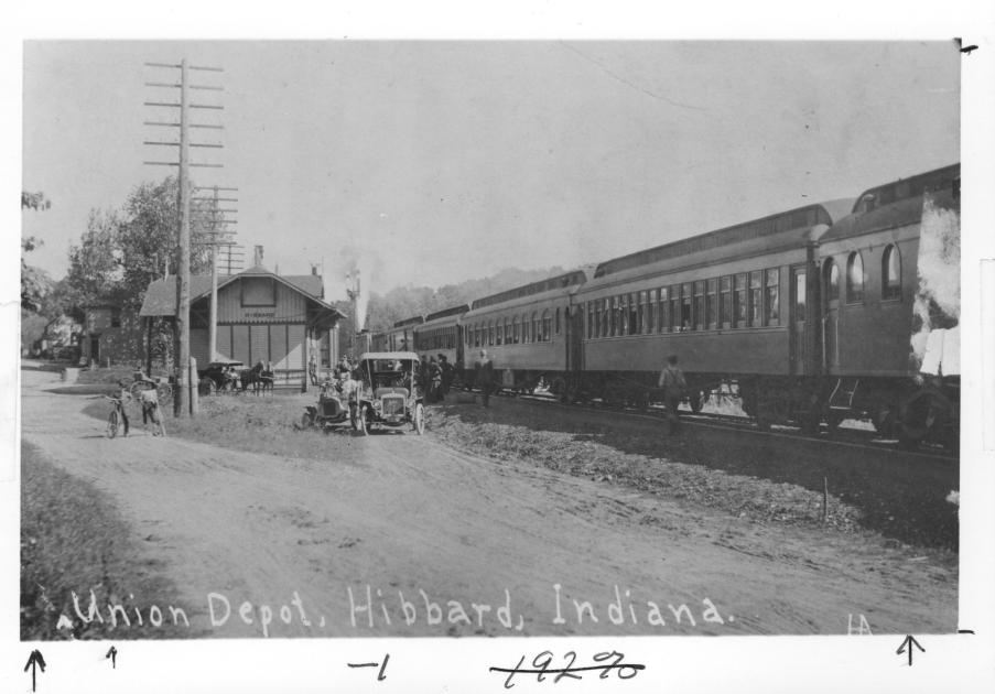 NKP Coach 20 series coach Hibbard IN 1910's | The Nickel Plate Archive