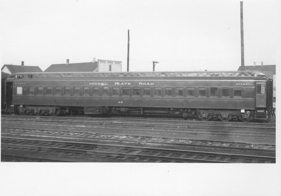 NKP Coach 65 side view before AC | The Nickel Plate Archive