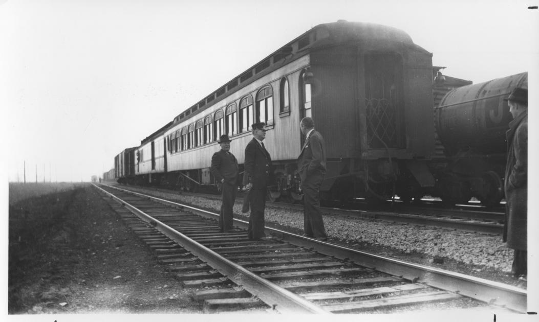 NKP Coach 855 Gould OH 3-8-1941 | The Nickel Plate Archive