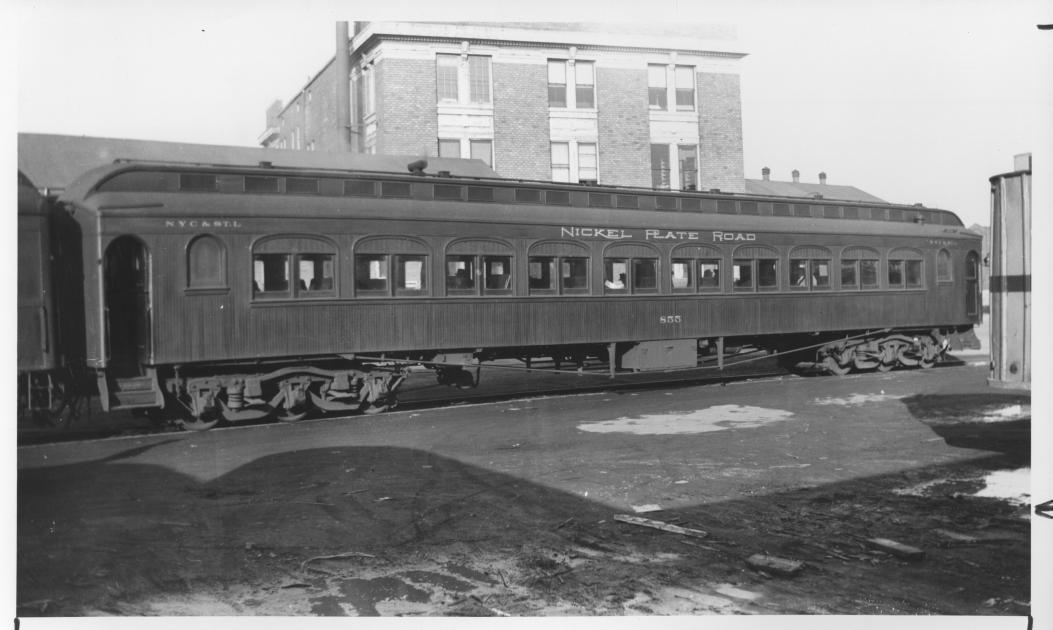 NKP Coach 855 Toledo OH 3-8-1941 | The Nickel Plate Archive