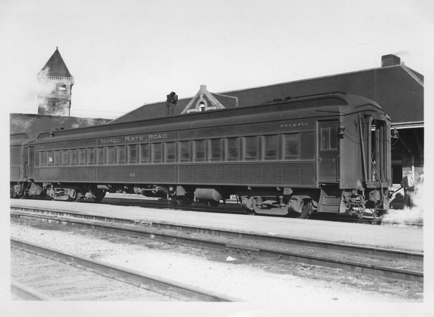 NKP Coach 93 Lafayette IN 1-16-1948 | The Nickel Plate Archive