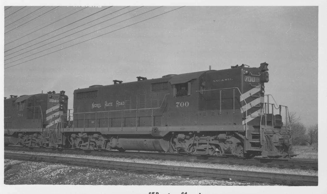 NKP GP18 700 Muncie IN 4-10-1964 | The Nickel Plate Archive