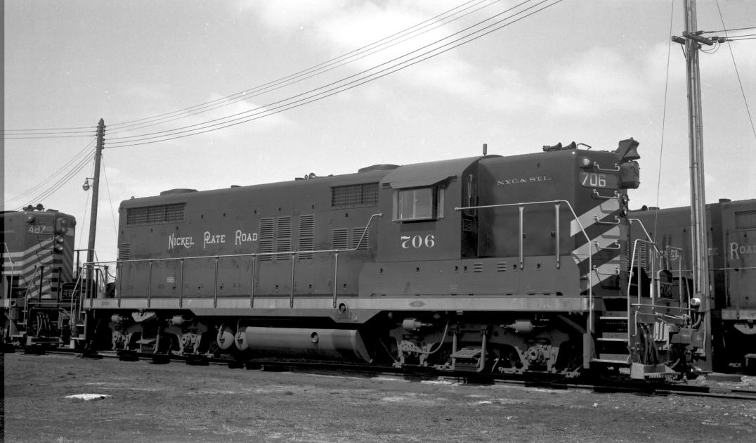 NKP GP18 706 Muncie IN 4-2-1961 HNP | The Nickel Plate Archive
