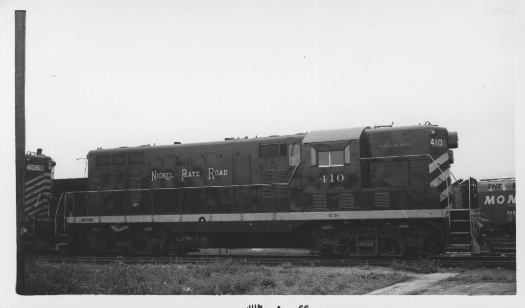 NKP GP7 410 Indianapolis INm5-20-1960 ABJ | The Nickel Plate Archive