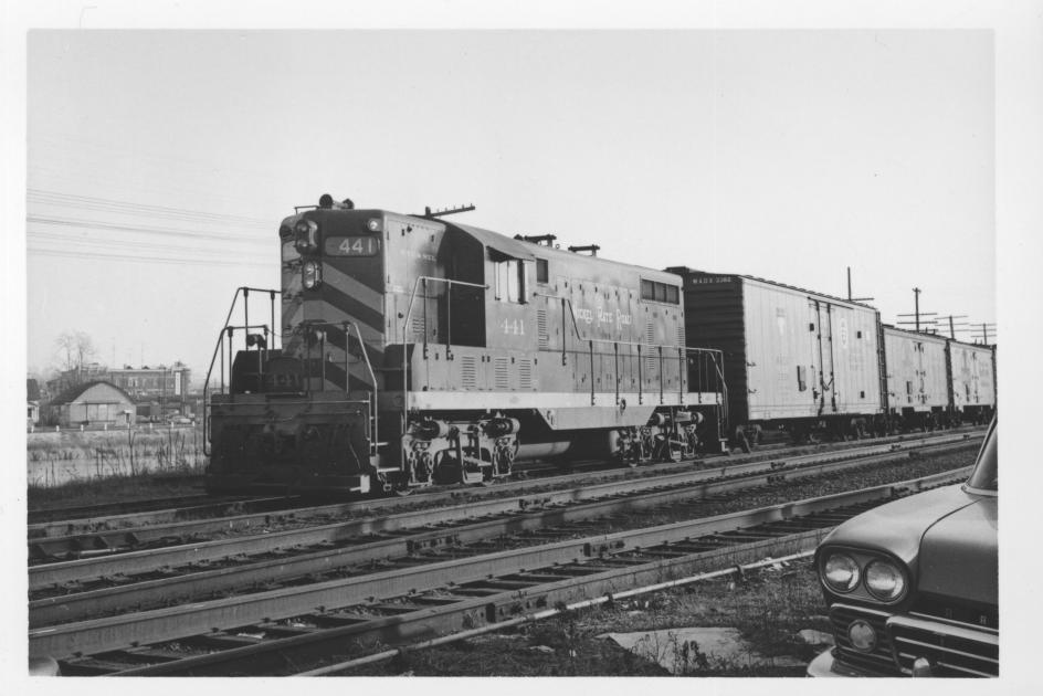 NKP GP7 441 Fremont OH 12-7-1964 HAM | The Nickel Plate Archive