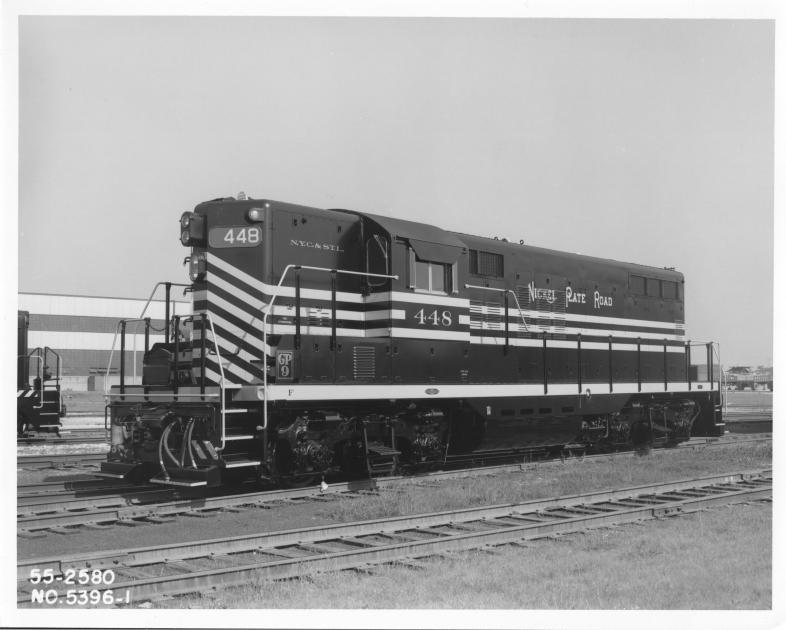 NKP GP9 1st 448 Builders Photo | The Nickel Plate Archive