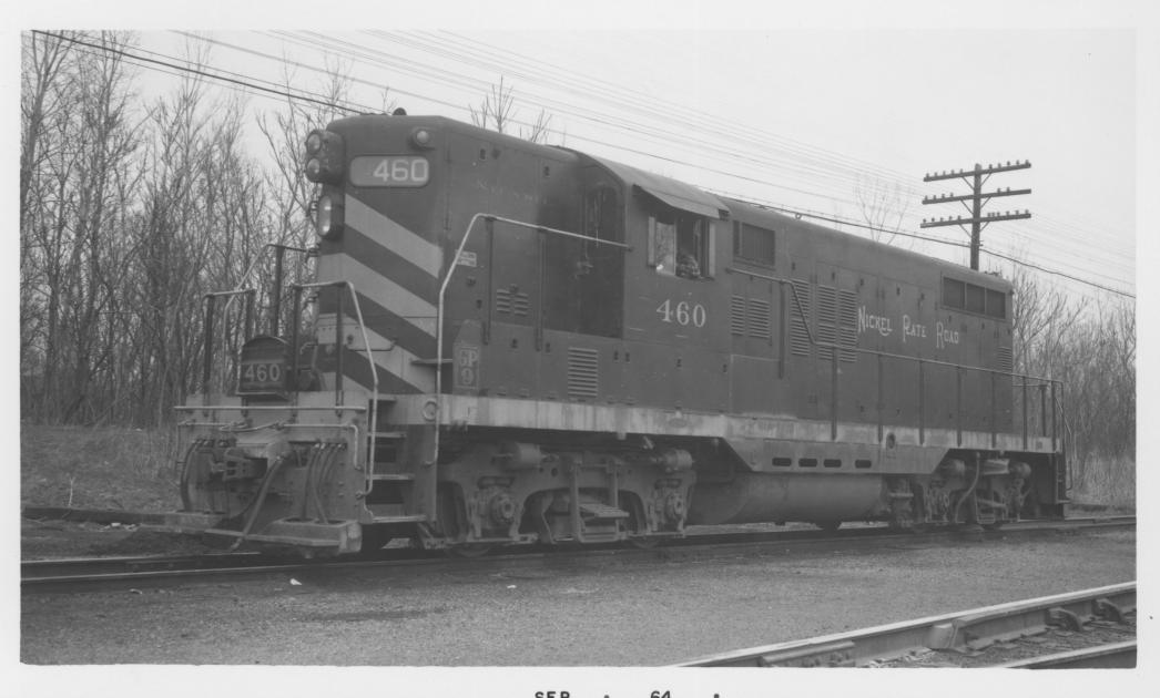 NKP GP9 460 Muncie IN 4-11-1964 ABJ | The Nickel Plate Archive