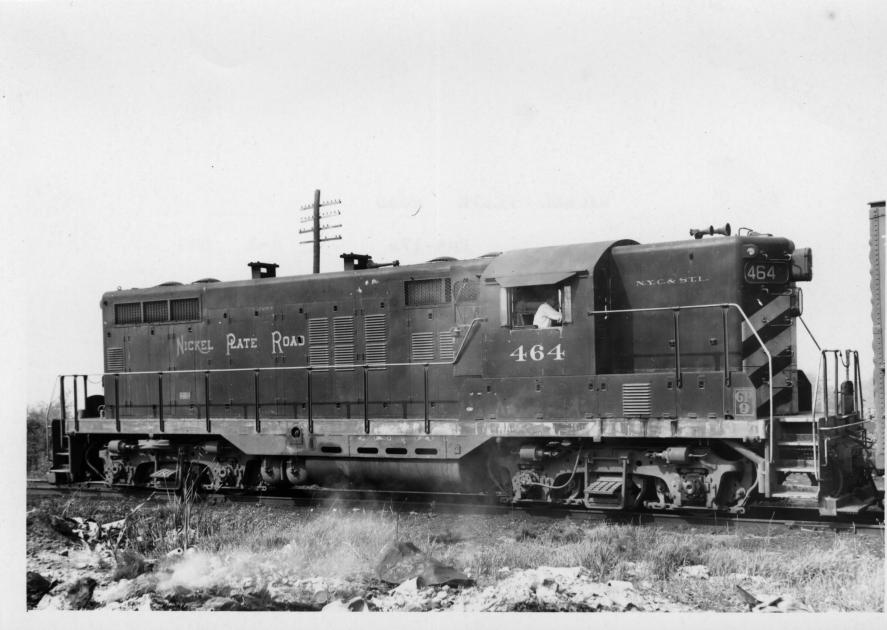 NKP GP9 464 Conneaut OH 7-26-1965 | The Nickel Plate Archive