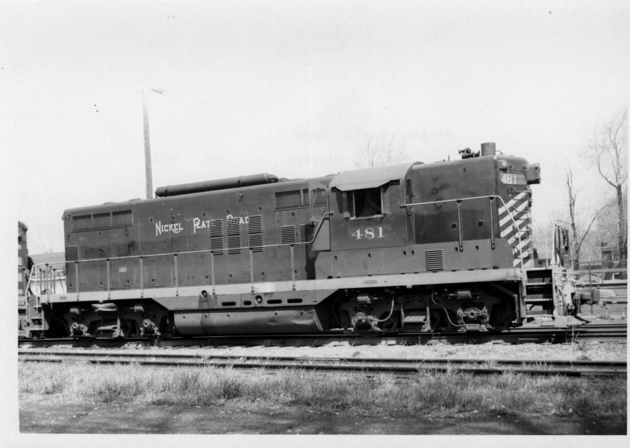NKP GP9 481 Conneaut OH 4-27-1963 | The Nickel Plate Archive