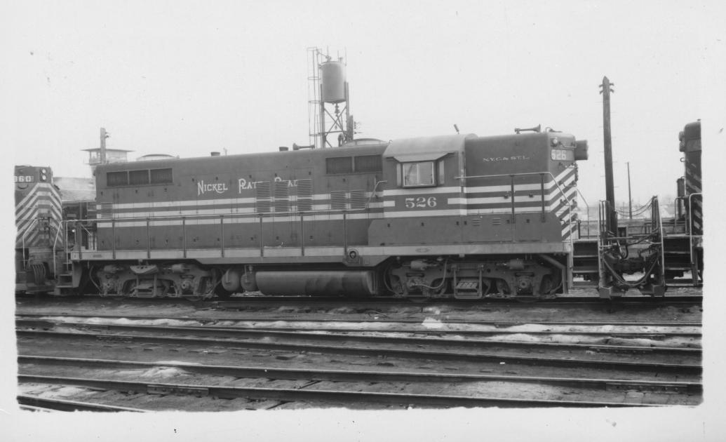 NKP GP9 526 Bellevue OH 12-26-1964 | The Nickel Plate Archive