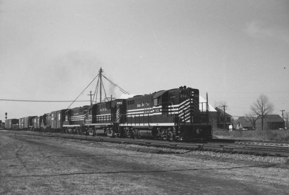 NKP GP9 812 New Haven IN 11-1964 | The Nickel Plate Archive