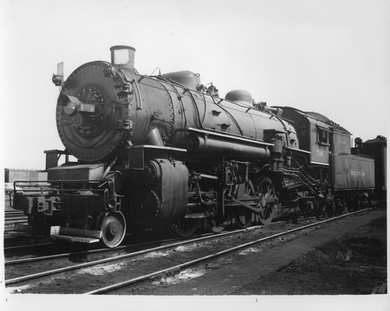 NKP H-5a 506 Bellevue OH 8-23-1953 | The Nickel Plate Archive