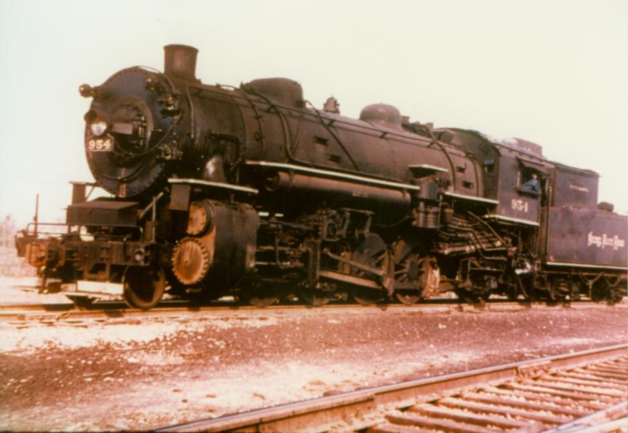 NKP H-5a 954 Bellevue OH 4-1958 | The Nickel Plate Archive