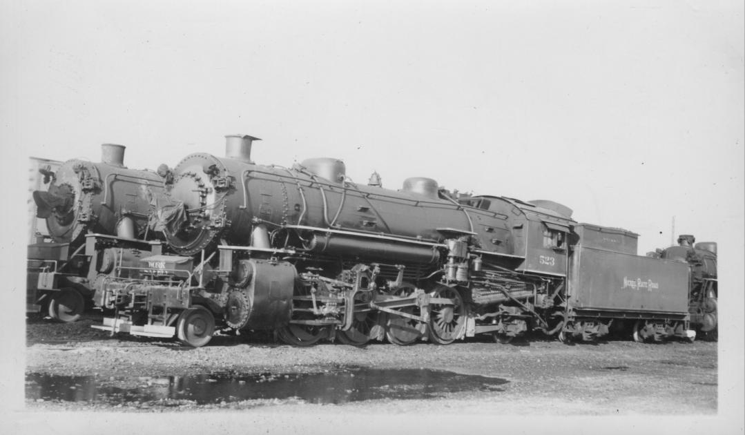 NKP H-5b 523 Conneaut OH 3-5-1950 | The Nickel Plate Archive