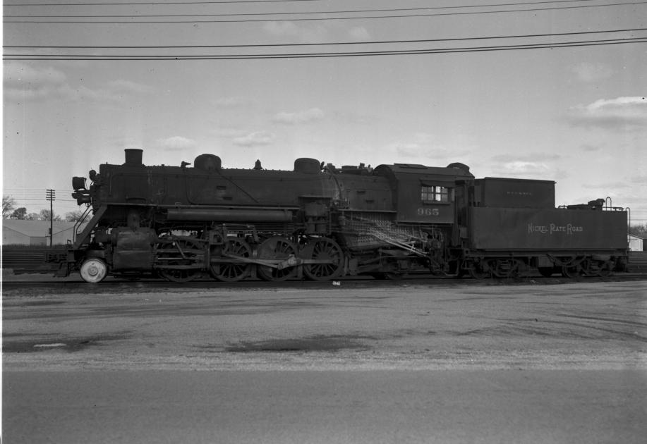 NKP H-5b 965 East Wayne IN 1958 | The Nickel Plate Archive