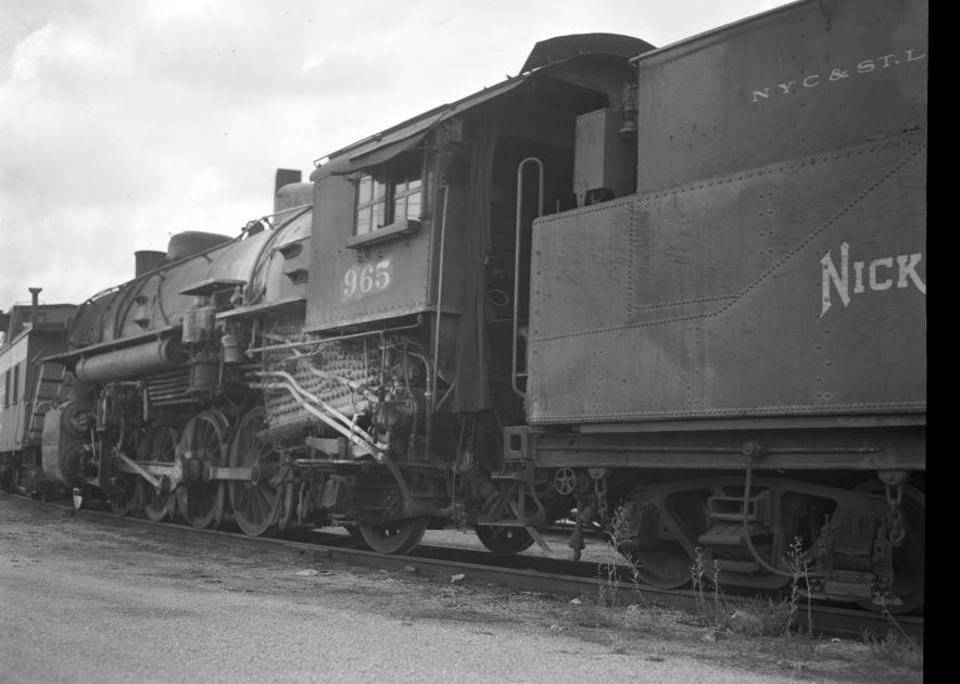 NKP H-5b 965 East Wayne IN Left rear view | The Nickel Plate Archive