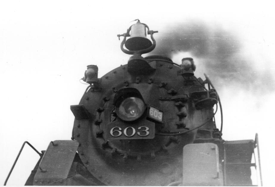 NKP H-6a 603 Boiler front view | The Nickel Plate Archive