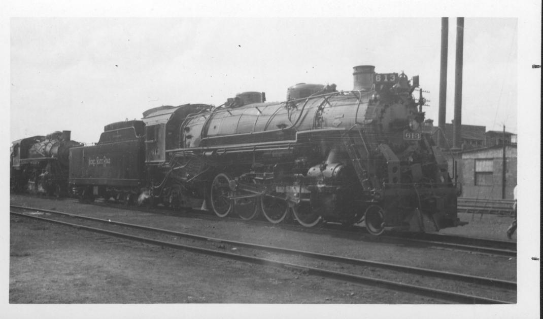 NKP H-6b 613 Frankfort IN 8-12-1951 | The Nickel Plate Archive