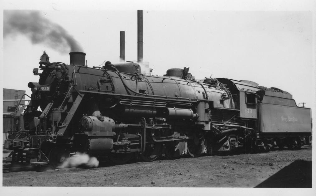 NKP H-6b 613 Peoria IL 5-1948 | The Nickel Plate Archive