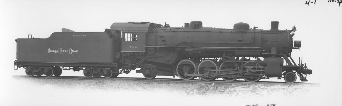NKP H-6b 614 Builders Photo 1920 P.E.Percy | The Nickel Plate Archive