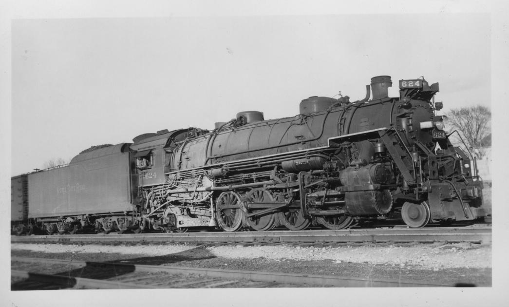 NKP H-6d 624 LeClaire IL 1950's C | The Nickel Plate Archive