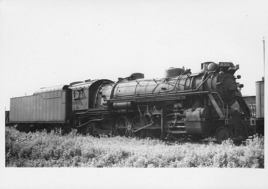 NKP H-6e 635 Frankfort IN 5-24-1949 | The Nickel Plate Archive