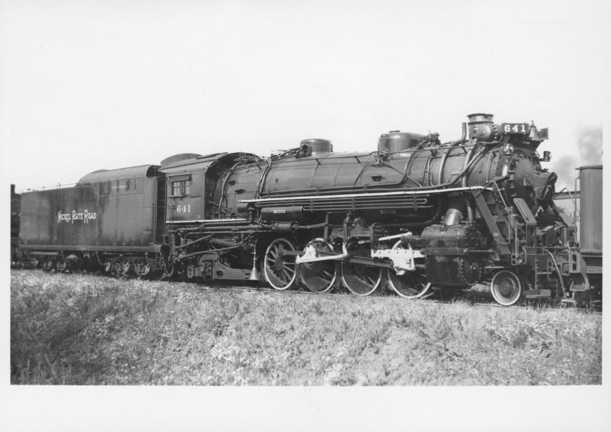 NKP H-6e 641 Frankfort IN 10-7-1949 | The Nickel Plate Archive