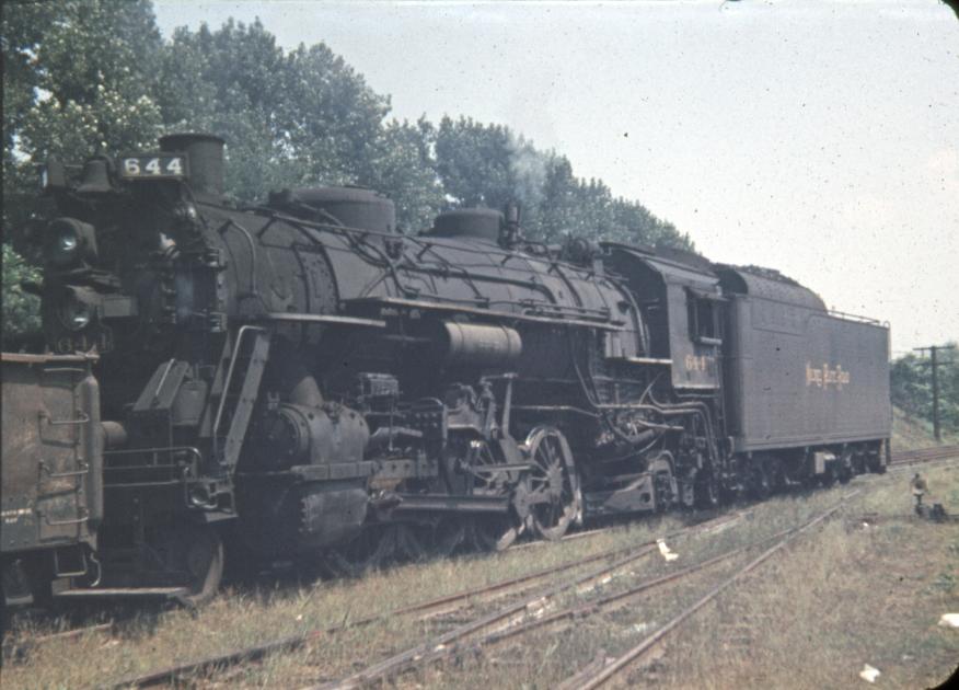 NKP H-6e 644 Cleveland OH wb 6-1955 PTH | The Nickel Plate Archive