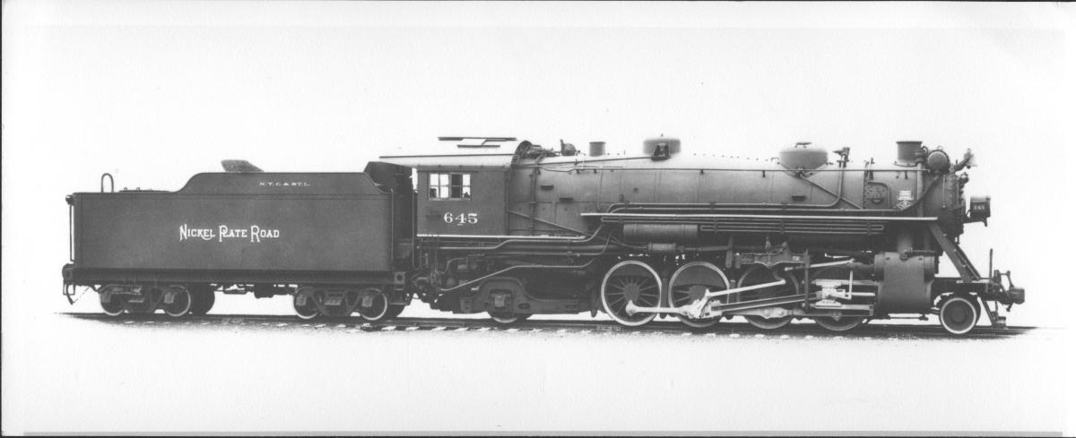 NKP H-6e 645 Lima Builders Photo 12-1923 | The Nickel Plate Archive