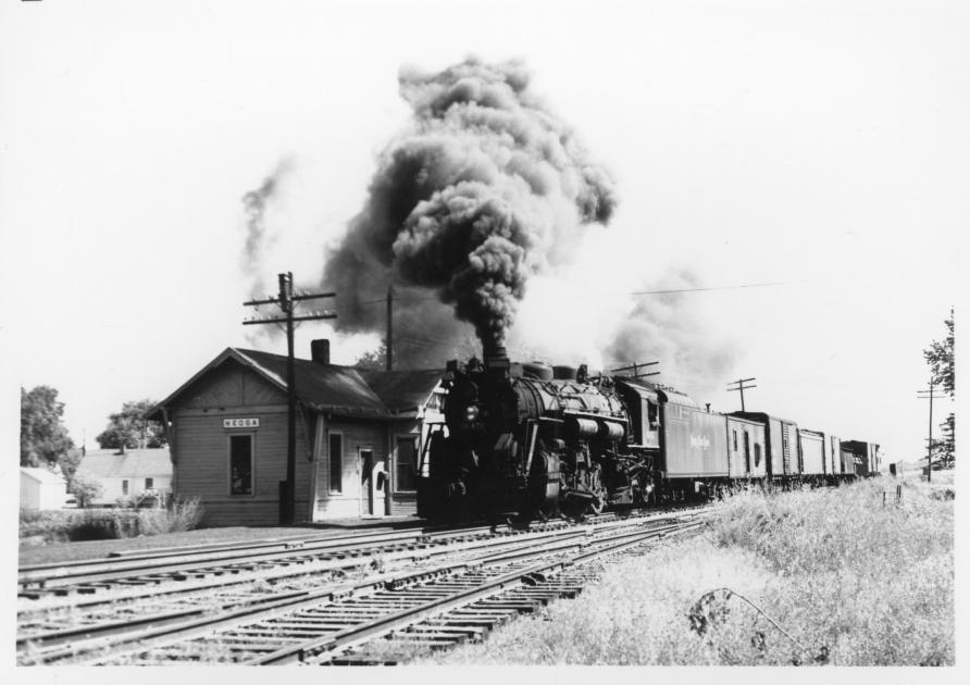 NKP H-6e 645 Neoga Il wb 7-1954 J | The Nickel Plate Archive