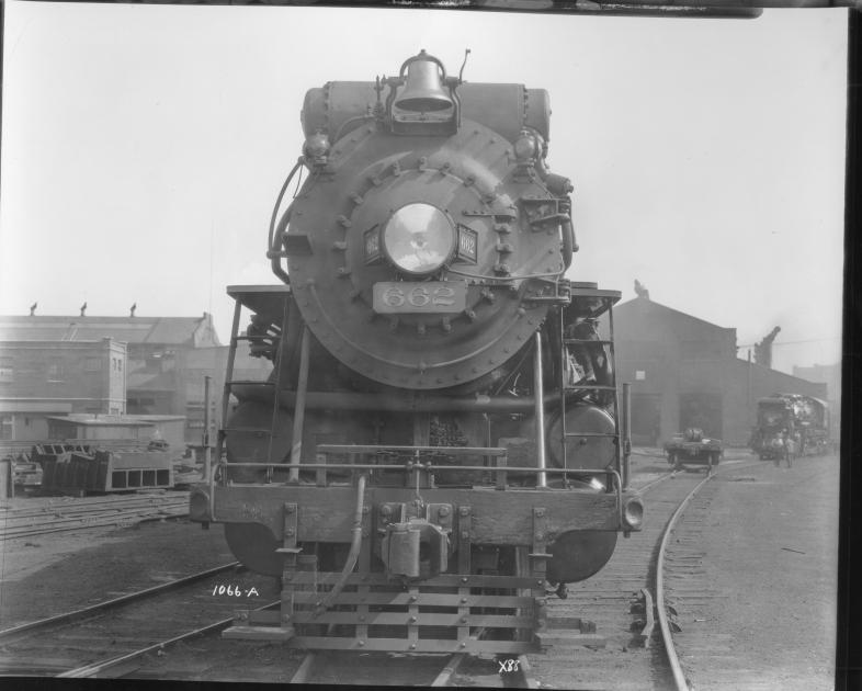 NKP H-6f 662 Front View Henry Koch | The Nickel Plate Archive