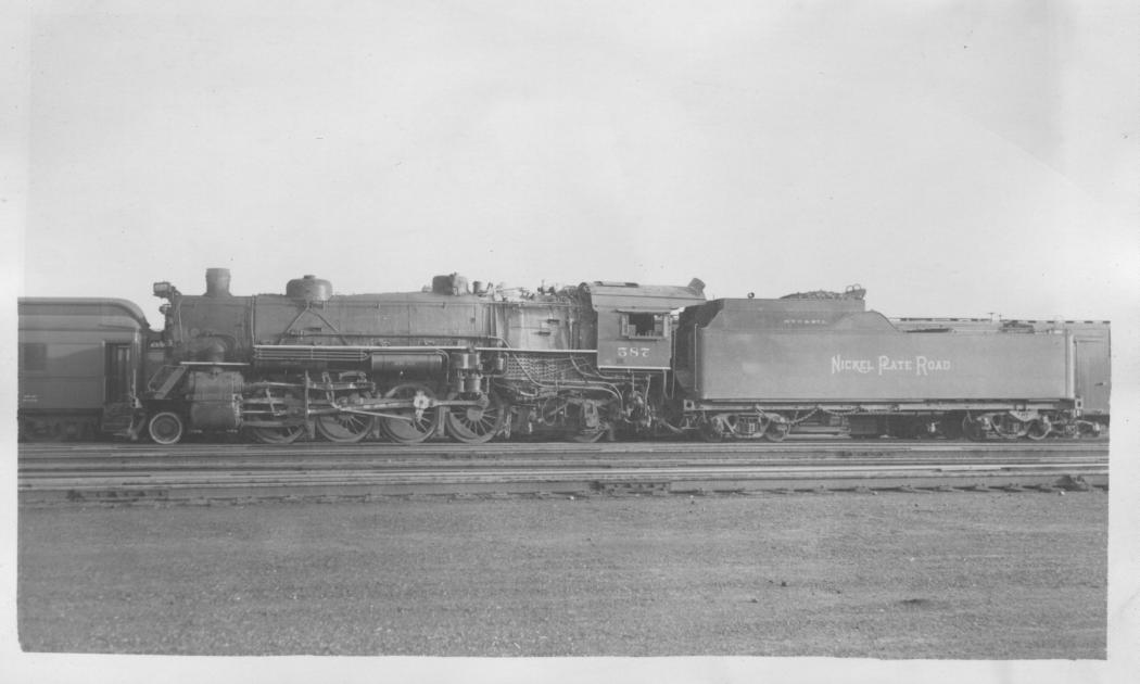 NKP H-6o 587 Frankfort IN 6-20-1953 | The Nickel Plate Archive