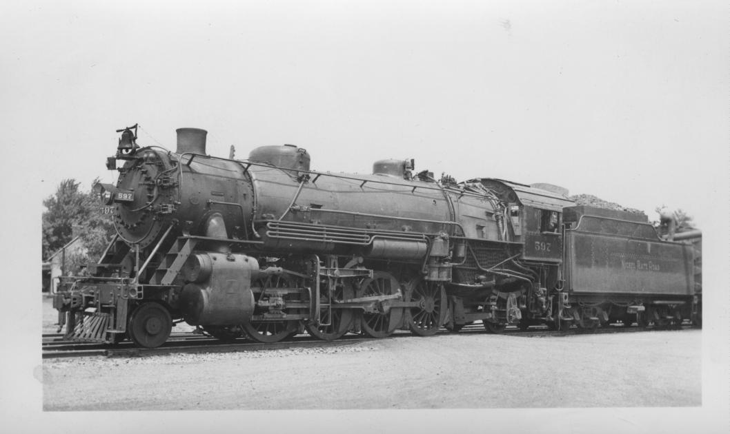 NKP H-6o 597 St.Marys OH 1930's | The Nickel Plate Archive