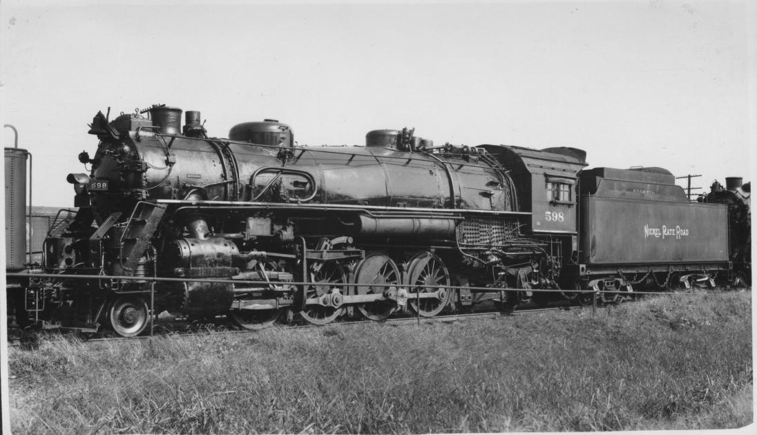 NKP H-6o 598 Madison IL 1946 | The Nickel Plate Archive