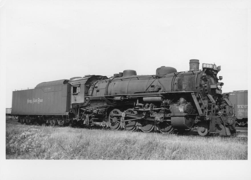 NKP H-6o 599 Frankfort IN 10-7-1949 MDM | The Nickel Plate Archive