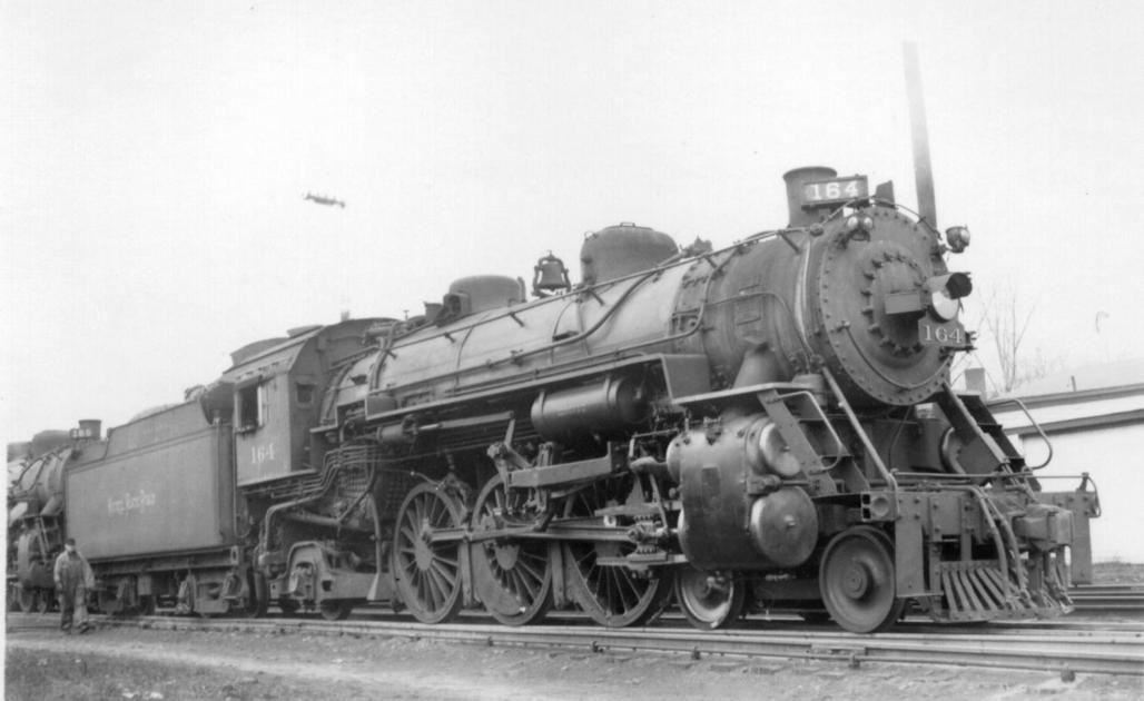 NKP K-1b 164 Frankfort IN 10-10- 1949 | The Nickel Plate Archive