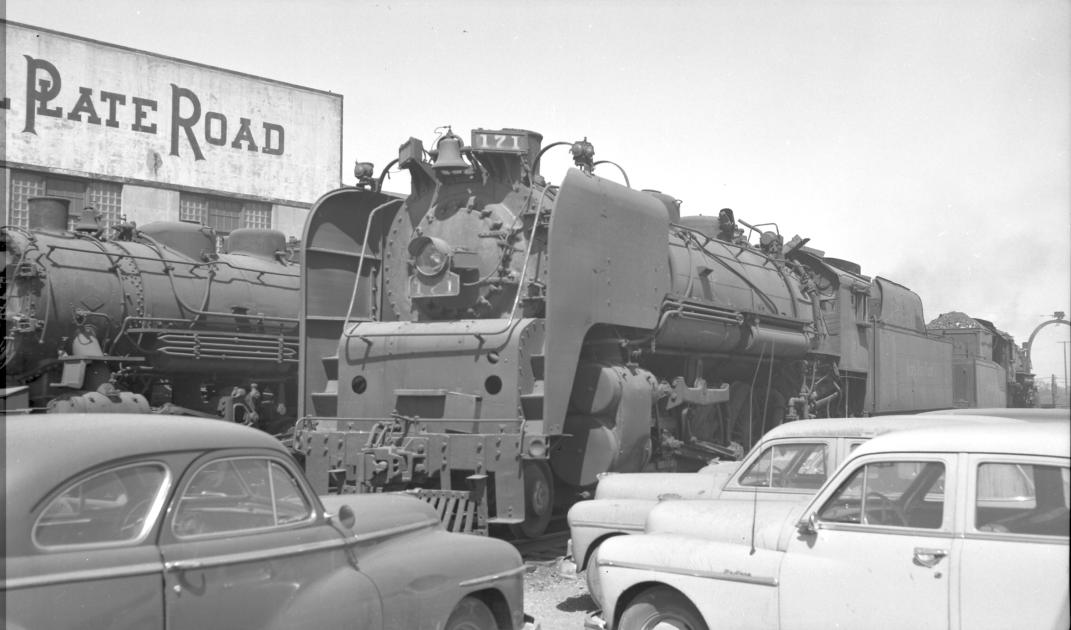 NKP L-1a 171 Bellevue OH 5-5-1957 L Front view | The Nickel Plate Archive