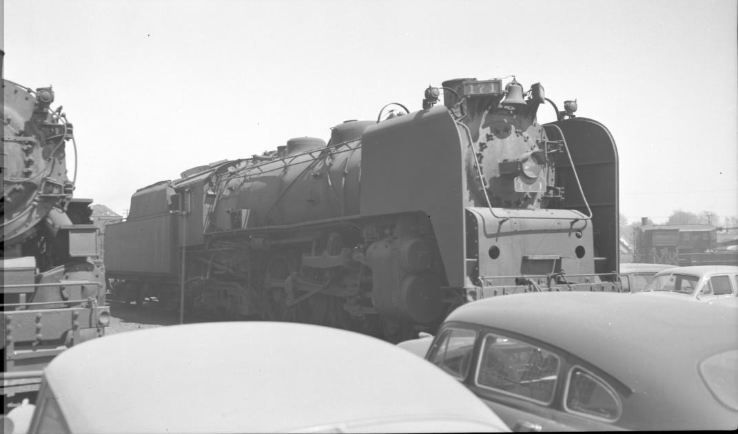 NKP L-1a 171 Bellevue OH 5-5-1957 R frontview | The Nickel Plate Archive