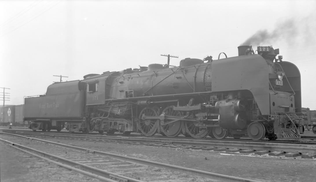 NKP L-1a 171 unknown location 1950's RJF | The Nickel Plate Archive