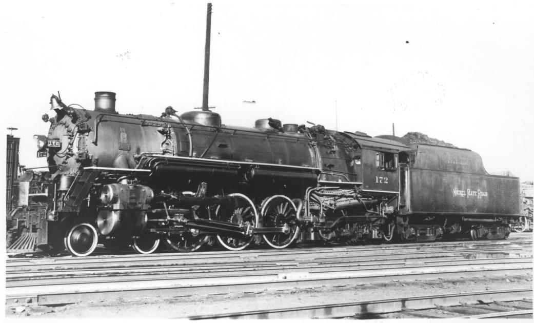 NKP L-1a 172 Bellevue OH 1940's Mad River &NKP | The Nickel Plate Archive