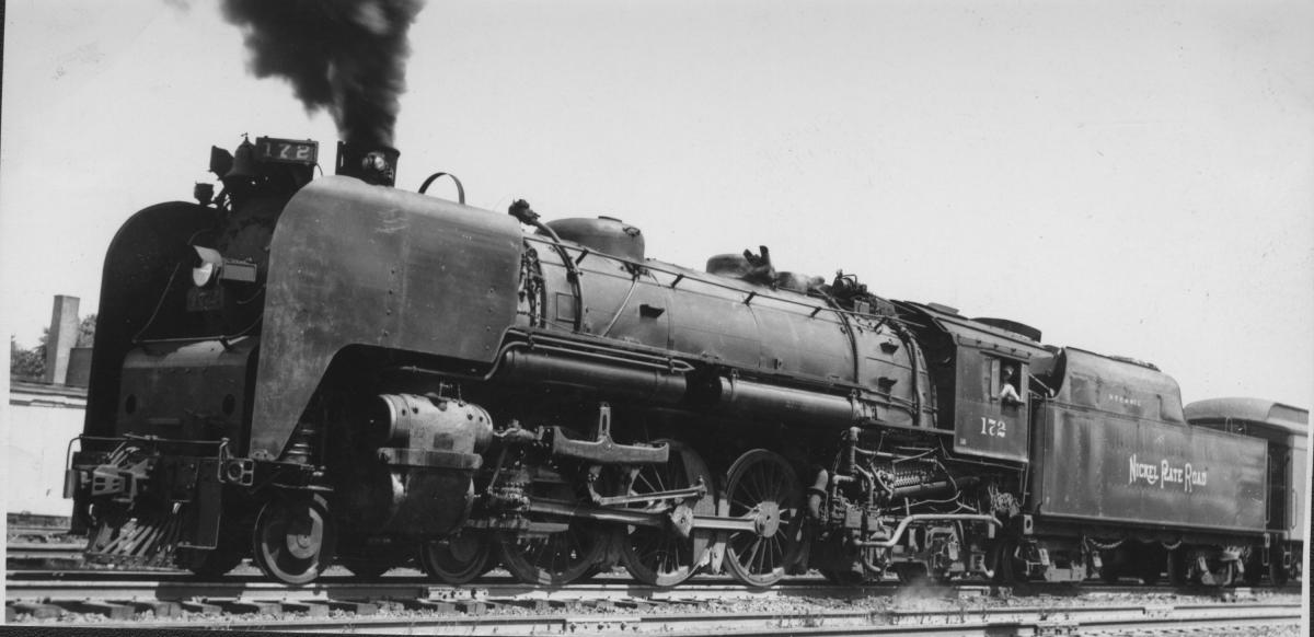 NKP L-1a 172 Unknown location 1950's | The Nickel Plate Archive