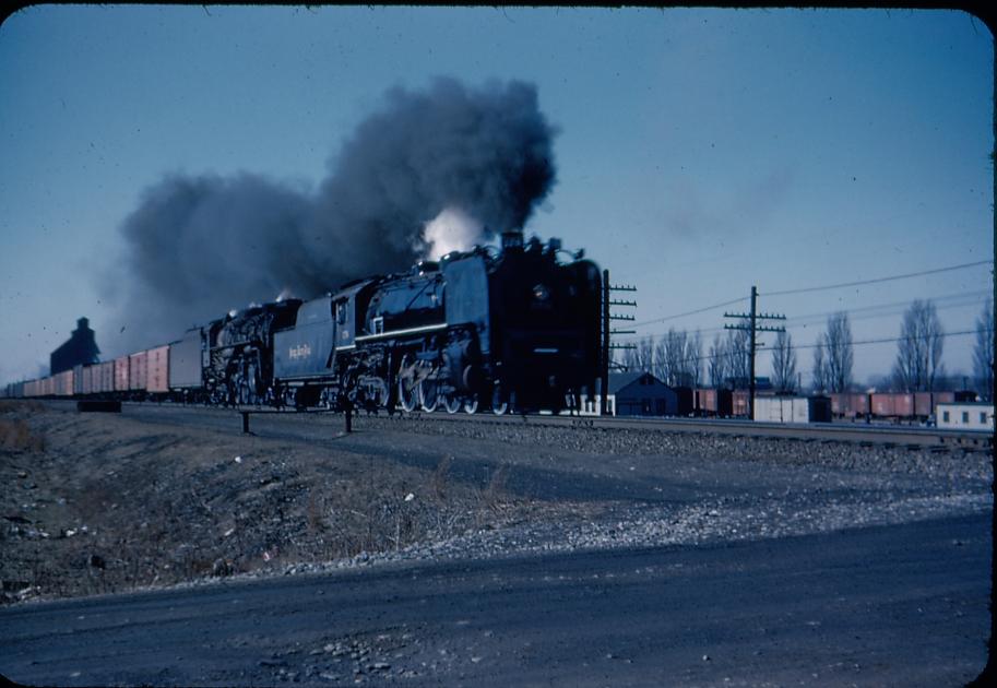 NKP L-1b 175 Nagel Road With Berkshire EB 4-1954 | The Nickel Plate Archive