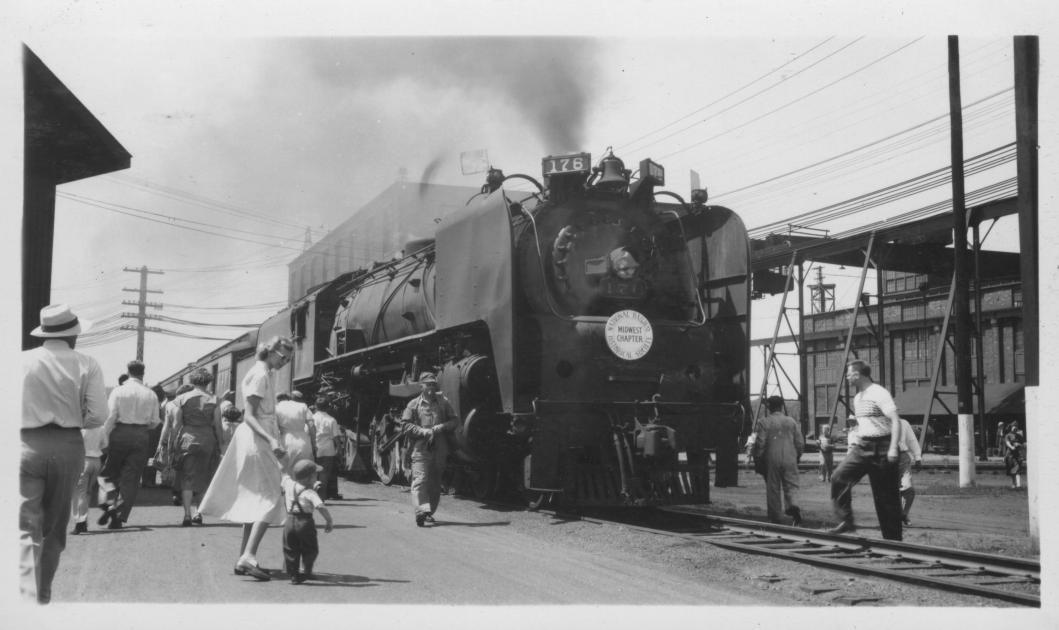 NKP L-1b 176 Brewster OH railfan trip 8-13-1950 | The Nickel Plate Archive