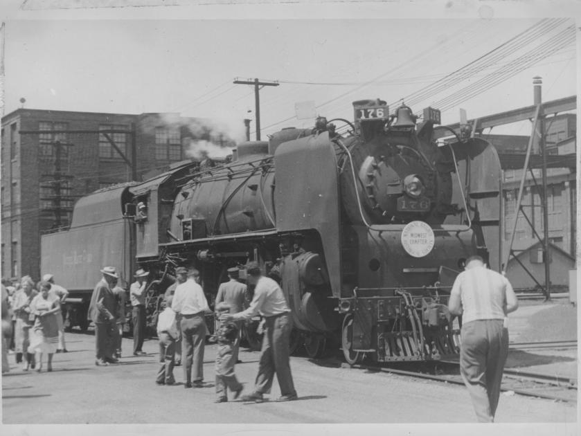 NKP L-1b 176 Brewster OH Railfan trip 8-13-1950 | The Nickel Plate Archive