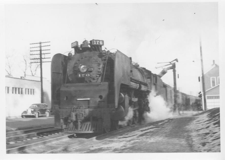 NKP L-1b 176 Knox IN Tr.#7 1-25-1946 JStevenson | The Nickel Plate Archive
