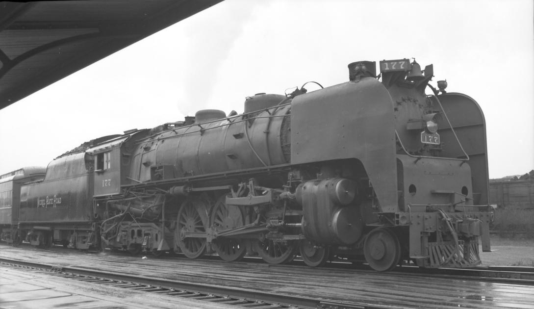 NKP L-1b 177 Englewood IL 1950's JBO | The Nickel Plate Archive