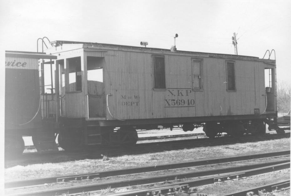 NKP MofW Caboose Style X56940 Indianapolis IN 11-25-62 | The Nickel ...