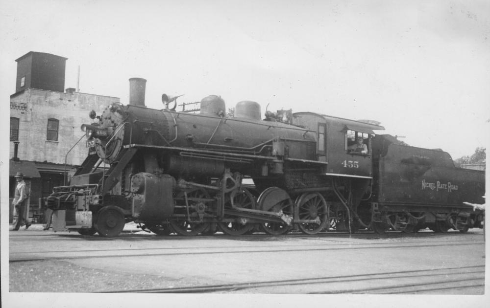 NKP N-6 455 Unknown location 1940's | The Nickel Plate Archive